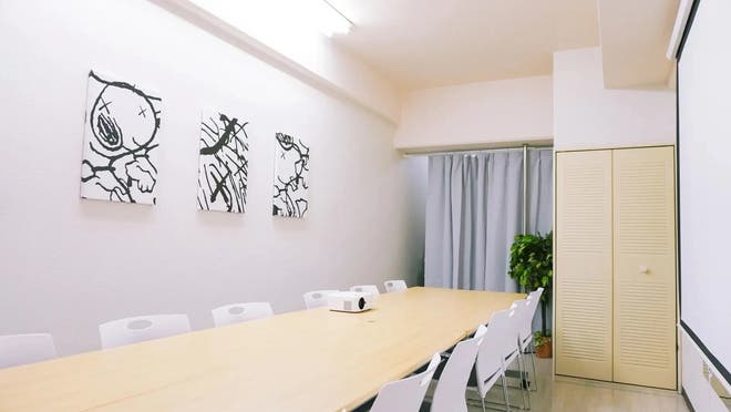 <Leaf四条烏丸(小中会議室)>駅徒歩2分🚃12名収容🪑24H🈺Wi-Fi📶モニター🖥️会議/勉強会/ワークショップの写真3