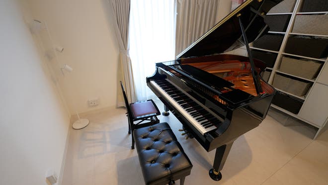 YAMAHA C3完備|完全貸切ピアノスタジオ・撮影利用可の写真3