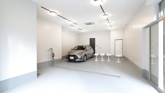 車両の乗り入れが可能なモーターピット仕様のロケ地。の写真4