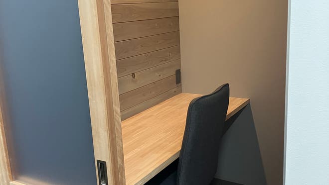 【志津駅北口から徒歩5分】Web会議・作業に最適|1名用テレカンブース(半個室) №2の写真3