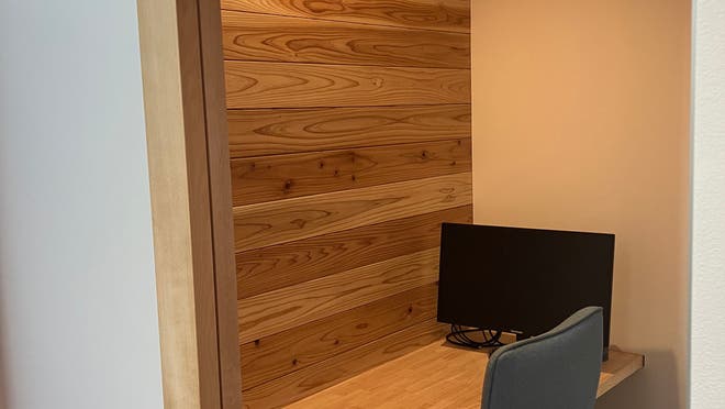 【志津駅北口から徒歩5分】Web会議・作業に最適|1名用テレカンブース(半個室) №3の写真3