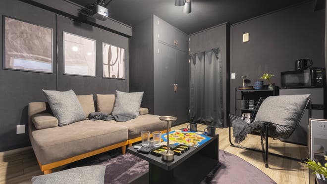 スペモ🎥鶯谷駅徒歩2分🚶♀️まったりデート💝プライベートな映画鑑賞🎬️プロジェクター🎞️846_CINEMA鶯谷の写真9