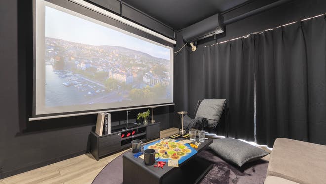 スペモ🎥鶯谷駅徒歩2分🚶♀️まったりデート💝プライベートな映画鑑賞🎬️プロジェクター🎞️846_CINEMA鶯谷の写真15