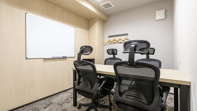 【武蔵溝ノ口徒歩3分】溝の口 4名用会議室B#Wi-Fi#フリードリンク#テレワーク#WEB会議#感染症対策実施の写真1