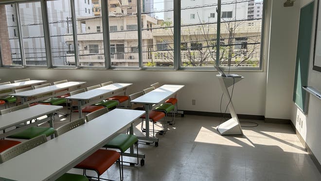 【旭橋駅徒歩5分】定員80+α!プロジェクター含む備品・高速Wi-Fi無料!東町201会議室の写真23