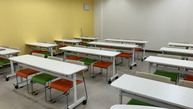 【旭橋駅徒歩5分】定員32+α!プロジェクター含む備品・高速Wi-Fi無料!東町202会議室の写真20