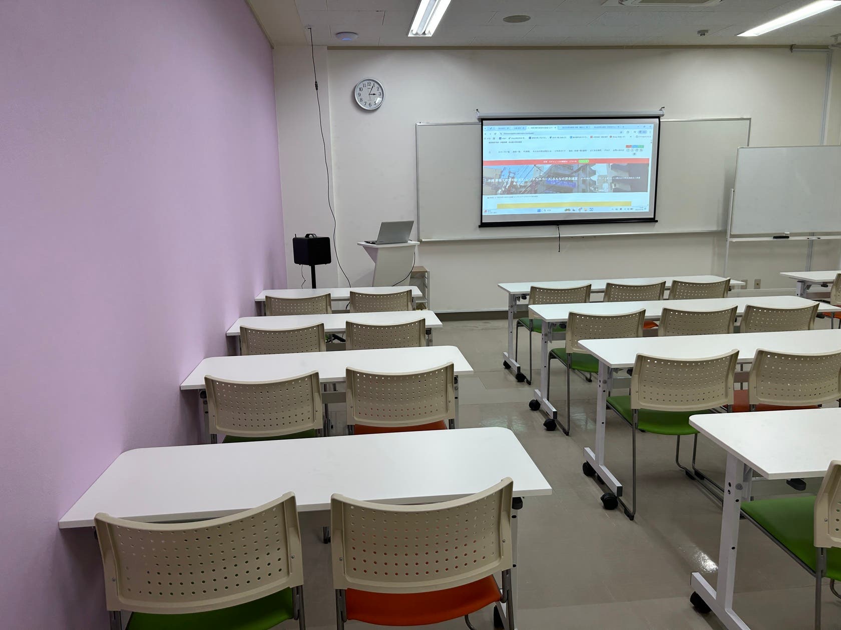 【旭橋駅徒歩5分】定員32＋α！プロジェクター含む備品・高速Wi-Fi無料！東町203会議室の写真21