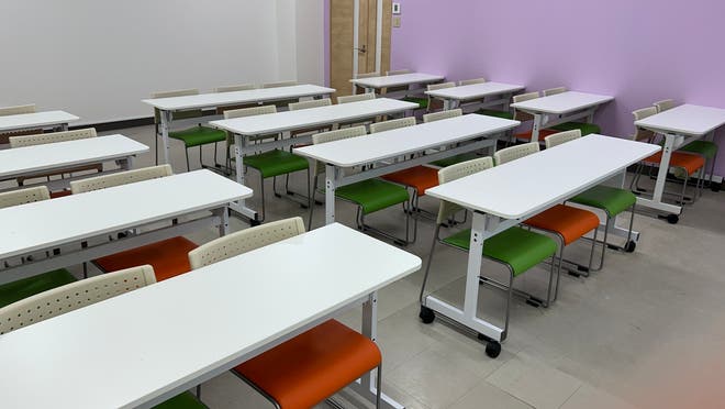 【旭橋駅徒歩5分】定員32+α!プロジェクター含む備品・高速Wi-Fi無料!東町203会議室の写真11