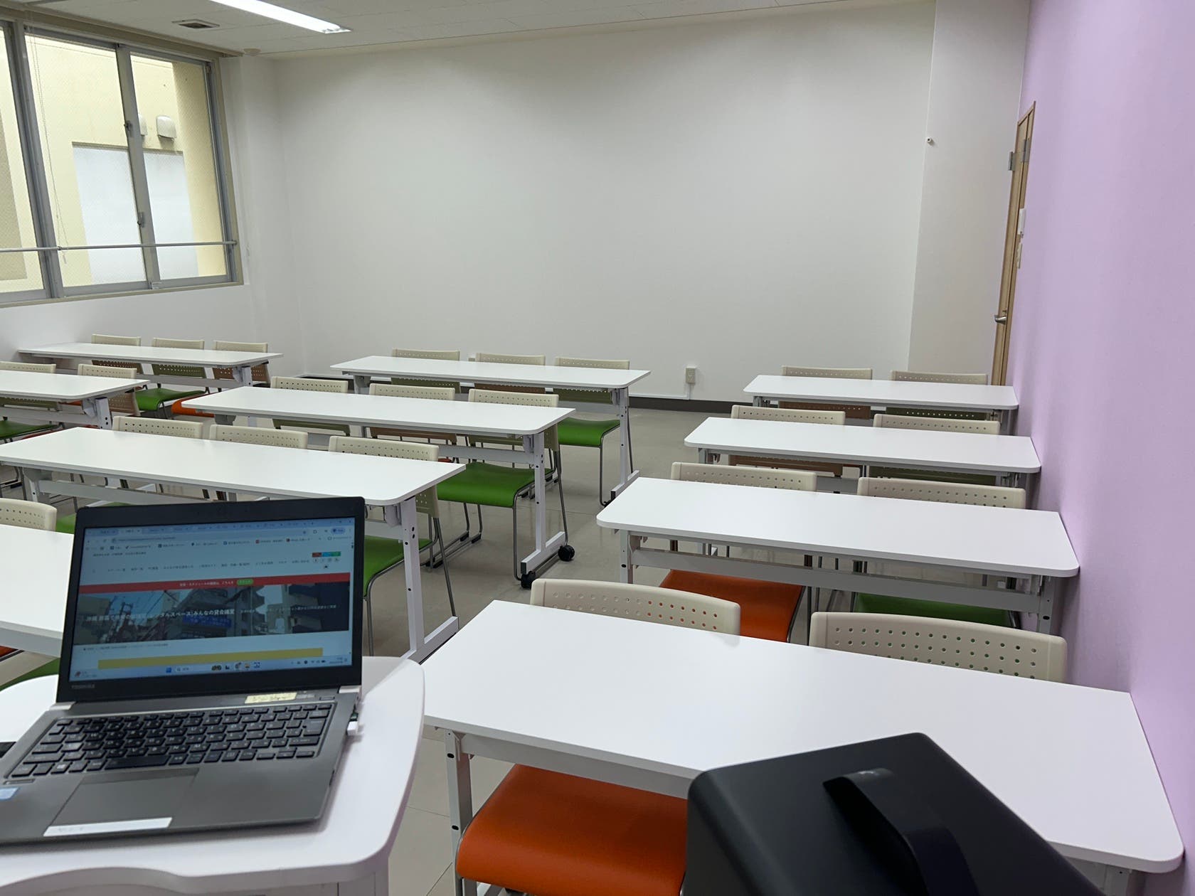 【旭橋駅徒歩5分】定員32＋α！プロジェクター含む備品・高速Wi-Fi無料！東町203会議室の写真25