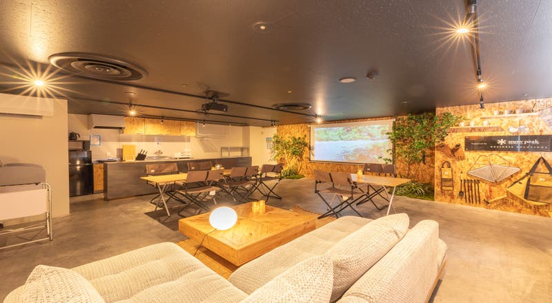 【ゴミ捨て無料！】スペモ⛺駅直結😍キャンプ🥾BBQ👨‍💻打ち上げ🎉パーティー🎺セミナー💎会議💻️