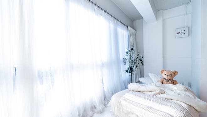 🆕OPEN15%OFF📣自然光×パステル幾何学×黒壁×人が入れるカラフルブース|飯田橋駅1分|撮影用ベッド|MV・コスプレの写真28