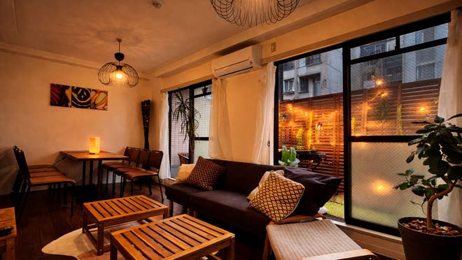 北堀江プライベートテラス|夜景BBQ&ラウンジ|マンション最上階独占✨広々テラス🌱【心斎橋・四ツ橋】駅近⭐️ゴミ捨て無料🎵の写真1