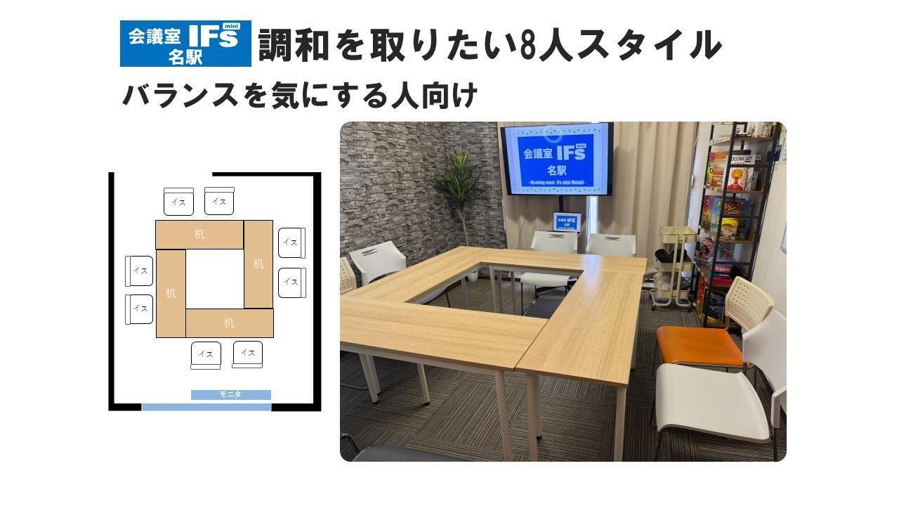 【４月２４日引継Open！】✨名古屋駅2分！✨商談・セミナー・会議👩‍🏫✨ボドゲ🃏♪の写真7