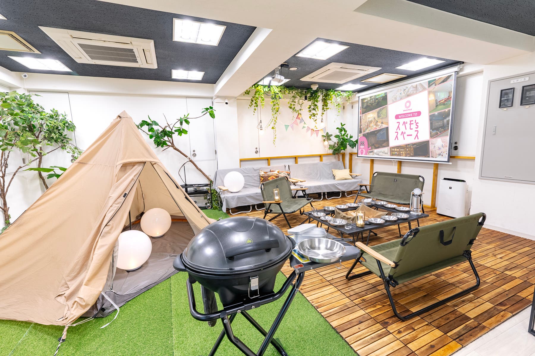 スペモ⛺歓送迎会🎊学割👨‍🎓キャンプ🏕プロジェクター🎥打ち上げ🌟パーティー🎶346_KIMAGURE-Camp上野の写真3