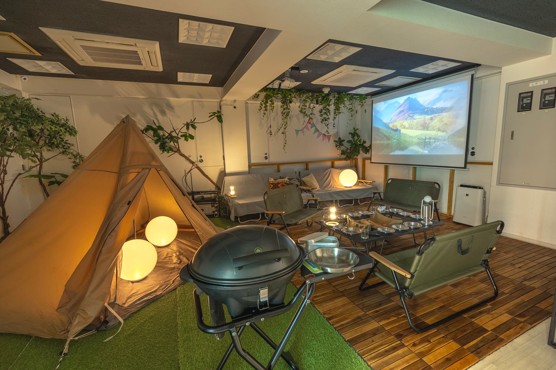 スペモ⛺歓送迎会🎊学割👨‍🎓キャンプ🏕プロジェクター🎥打ち上げ🌟パーティー🎶346_KIMAGURE-Camp上野の写真1