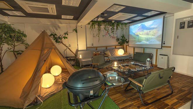 スペモ⛺歓送迎会🎊学割👨🎓キャンプ🏕プロジェクター🎥打ち上げ🌟パーティー🎶346_KIMAGURE-Camp上野の写真1