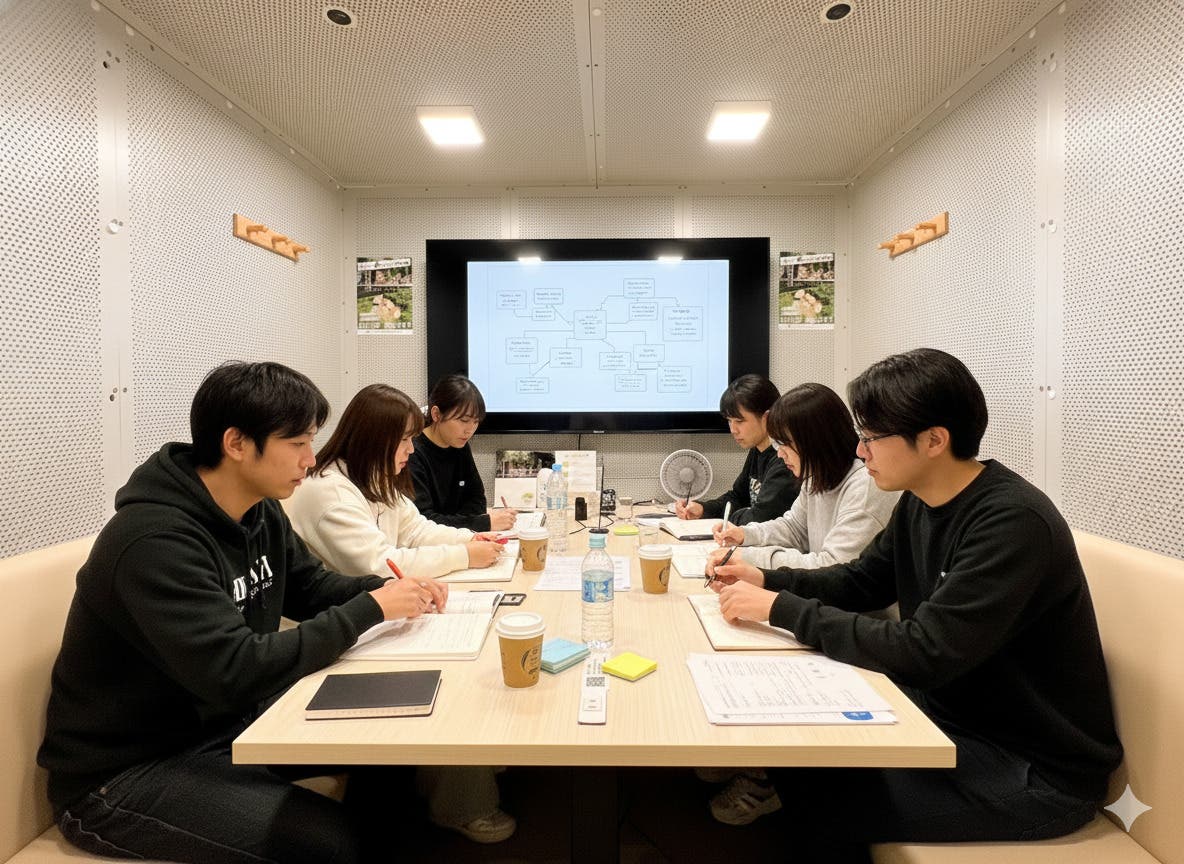 【学芸大学駅徒歩1分｜24時間営業｜11PGブース】最大6名／防音完全個室／高速WiFi／55型モニタ／会議・商談・面接・打合せの写真23