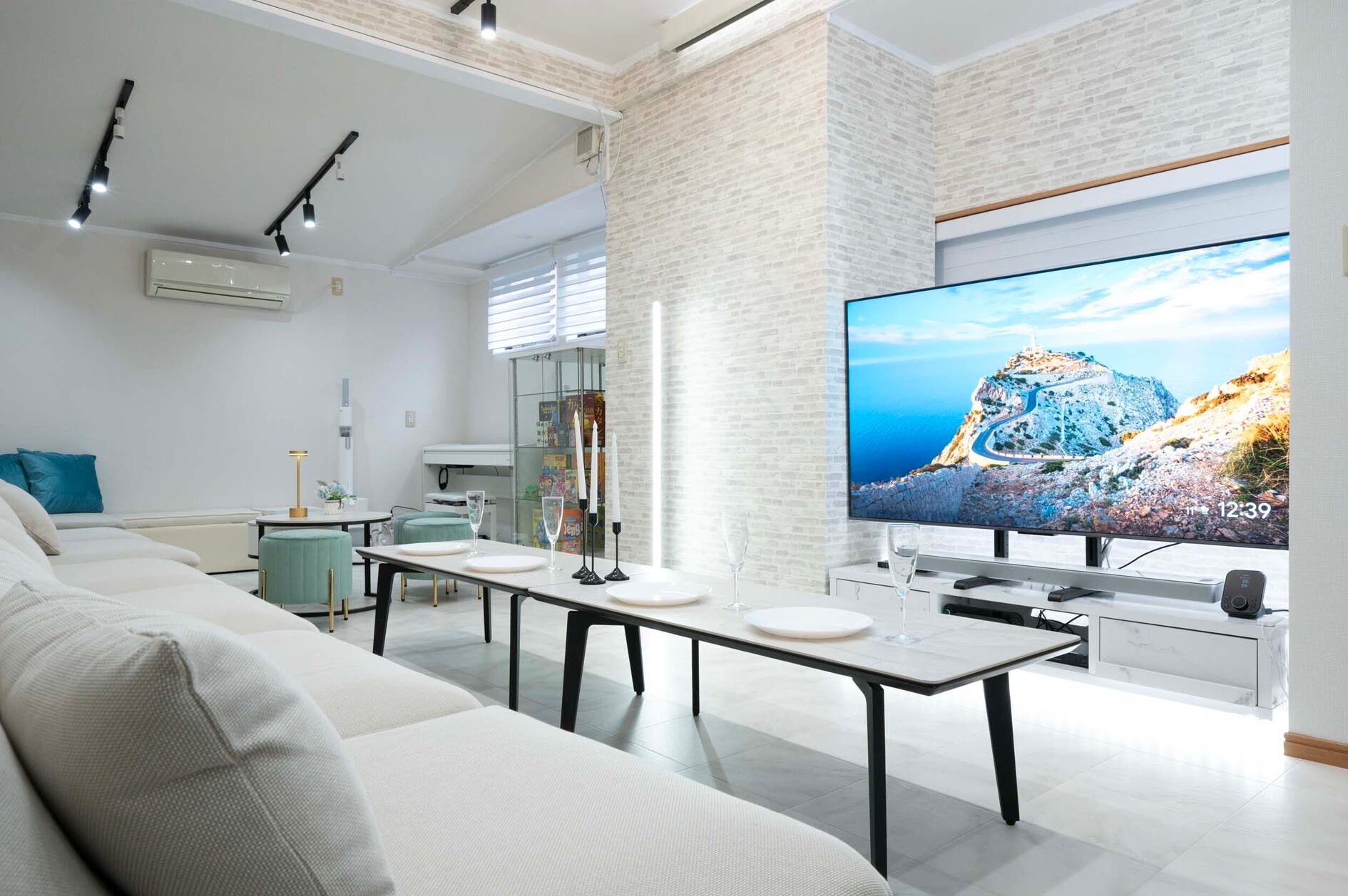 NEW🎉最大40名🉐天王寺5分🥳飲み会🍺映画鑑賞🎬女子会💗推し活🌟タコパ🐙パーティ🥂24H🏪Blanc天王寺の写真1