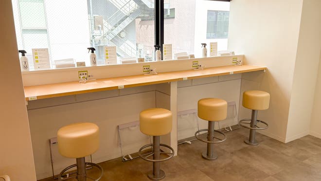 【恵比寿駅徒歩1分|24時間営業|2Cブース】カウンター席/高速Wi-Fi/電源・充電/テレワーク・作業・勉強・休憩等の写真10