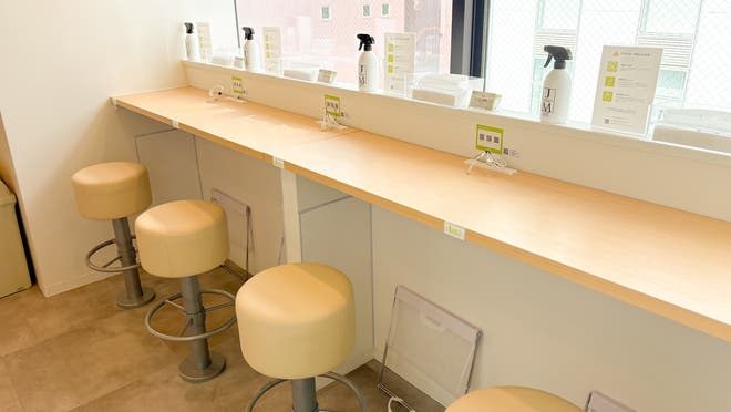 【恵比寿駅徒歩1分|24時間営業|2Cブース】カウンター席/高速Wi-Fi/電源・充電/テレワーク・作業・勉強・休憩等の写真11