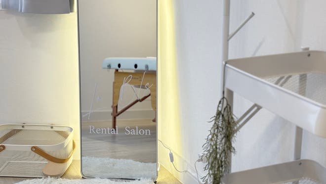 【名古屋駅】2026年4月OPEN|韓国風ホワイト空間+グリーンが映える完全個室レンタルサロン|🛜の写真6