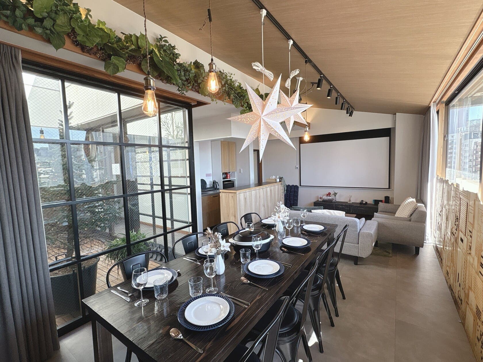 スペモ✨️水道橋駅3分⭕100インチ大画面スクリーン🎬パーティー🎊ビル最上階の眺望🌆858_Tiny’s Room 水道橋の写真1