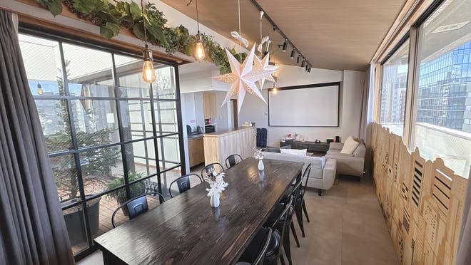 スペモ✨️水道橋駅3分⭕100インチ大画面スクリーン🎬パーティー🎊ビル最上階の眺望🌆858_Tiny’s Room 水道橋の写真3