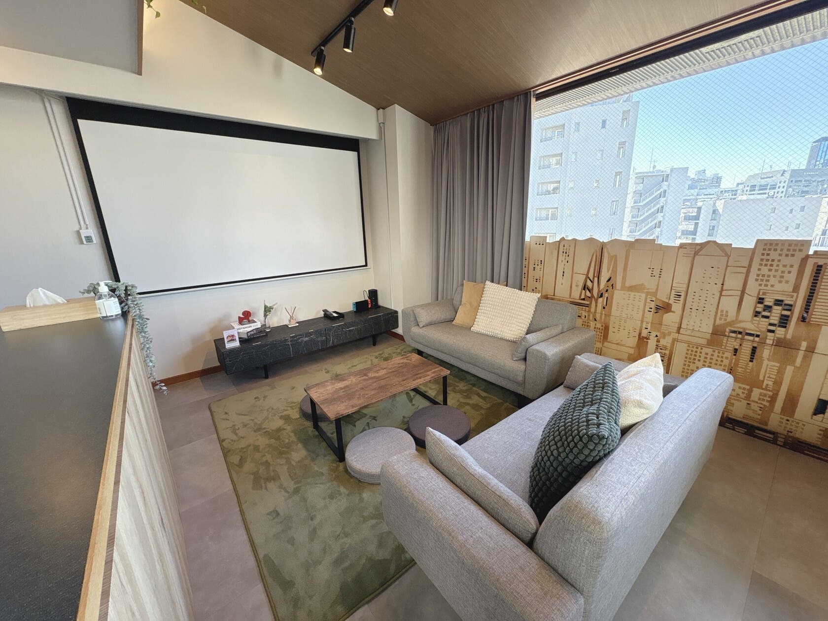 スペモ✨️水道橋駅3分⭕100インチ大画面スクリーン🎬パーティー🎊ビル最上階の眺望🌆858_Tiny’s Room 水道橋の写真4