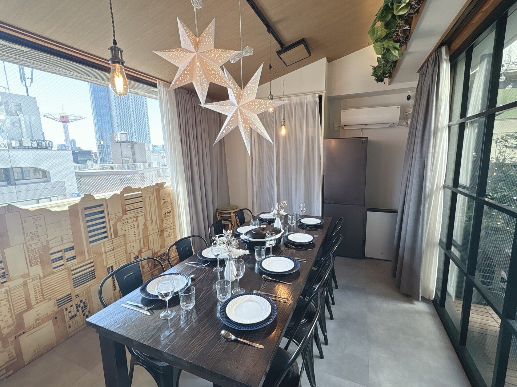 スペモ✨️水道橋駅3分⭕100インチ大画面スクリーン🎬パーティー🎊ビル最上階の眺望🌆858_Tiny’s Room 水道橋の写真5