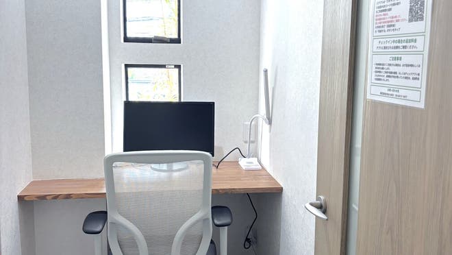 西大井駅徒歩7分/1人用 完全個室① 24時間利用可 コワーキング/テレワーク モニターありの写真1