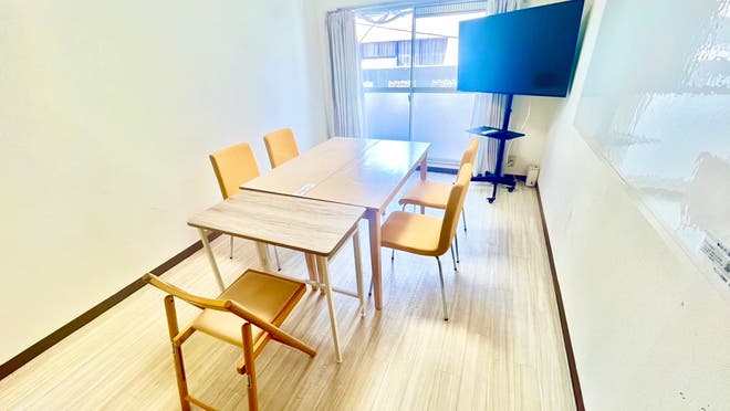 <オレンジ会議室🍊岡山駅前>【室内動画あり】インボイス対応⭐️自然光がいっぱい ⭐️ 駅近・南向き⭐️角部屋の写真5