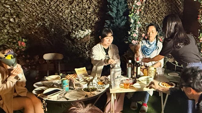 上野駅徒歩3分!都会で キャンプ!お仕事終わりや家族、仲間の皆さんと大人気屋上バーベキュー🍖😊の写真19