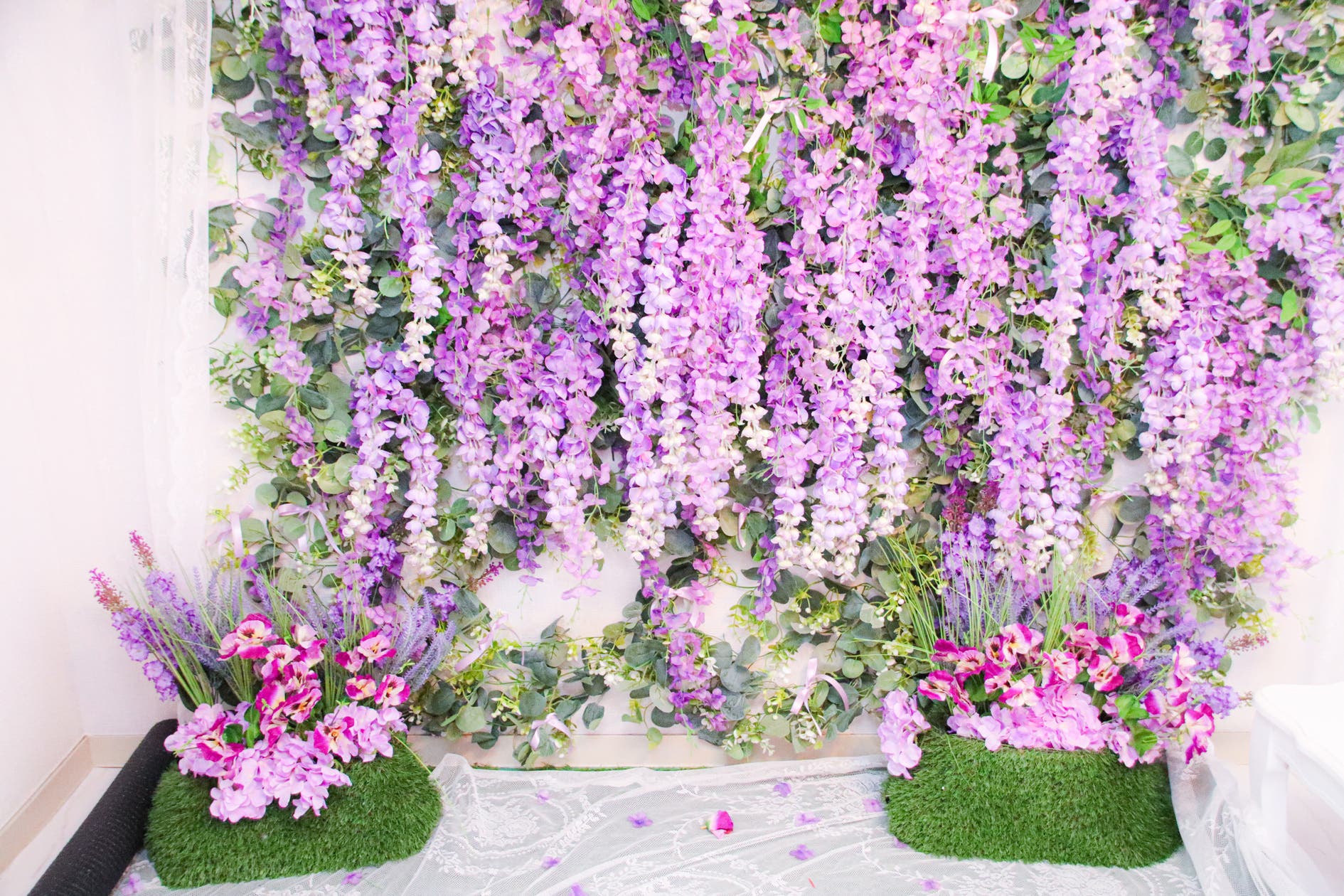 要町駅徒歩4分の可愛いレンタルスペース♡紫の藤の花のお部屋💜ポートレート撮影🤍コスプレ🤍推し活🤍女子会の写真6