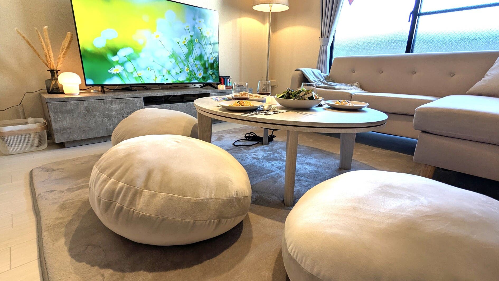 🎀四条烏丸すぐ🎀ふわふわソファで女子会⭐️おうちデート💛あなたの特別なプライベート空間🏠の写真2