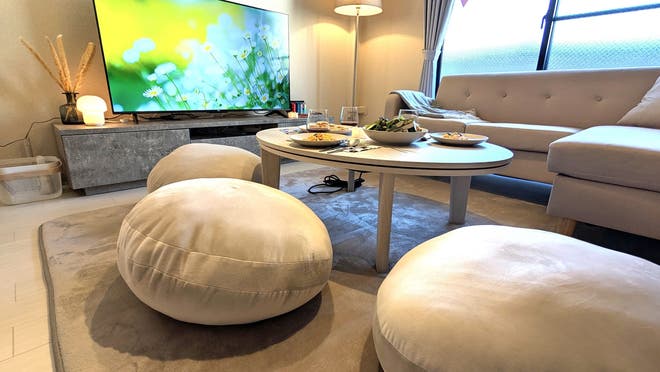 🎀四条烏丸すぐ🎀ふわふわソファで女子会⭐️おうちデート💛あなたの特別なプライベート空間🏠の写真2