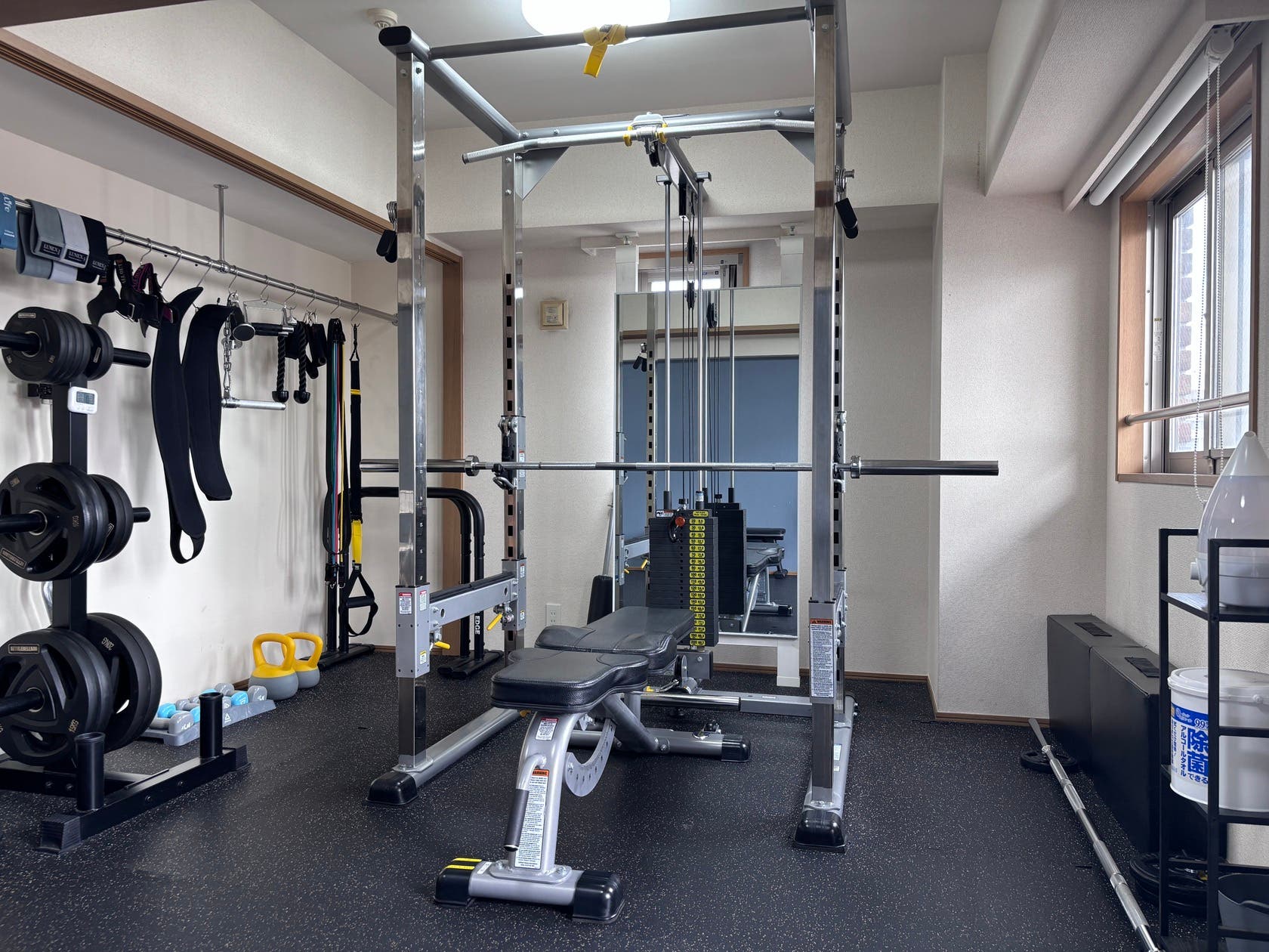 溝の口駅１分👋手ぶらでOK　👕無料貸し出しウエア・ソックス・シューズ・タオル有り　レンタルジムの写真2