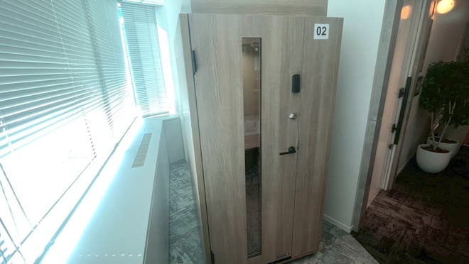 <ミニマルワークスペース PaO 白金高輪No.2>1人用個室💼駅直結🚃光回線Wi-Fi📶電源🔌テレワーク/Web面談の写真6