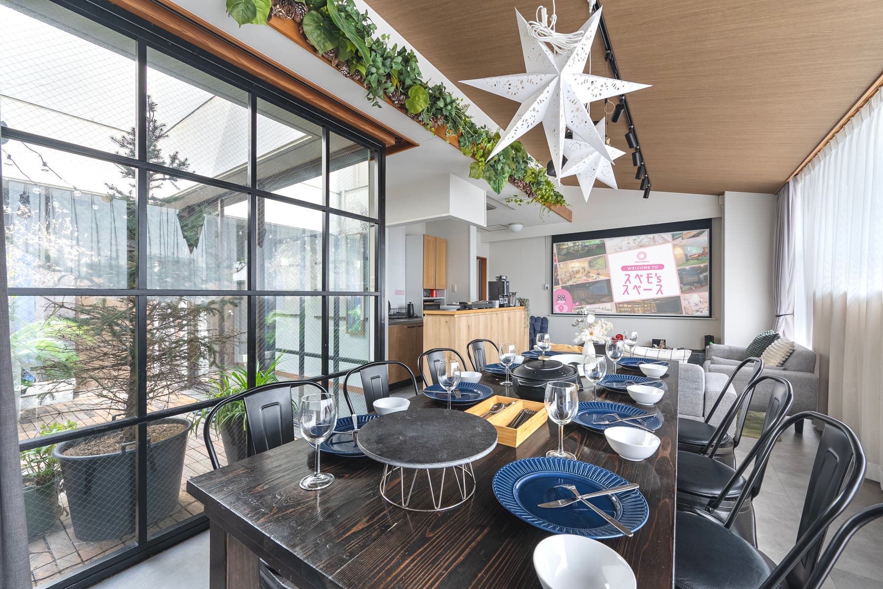 スペモ✨️水道橋駅3分⭕100インチ大画面スクリーン🎬パーティー🎊ビル最上階の眺望🌆858_Tiny’s Room 水道橋の写真1