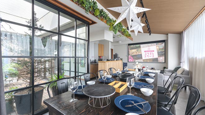 スペモ✨️水道橋駅3分⭕100インチ大画面スクリーン🎬パーティー🎊ビル最上階の眺望🌆858_Tiny’s Room 水道橋の写真1