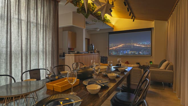 スペモ✨️水道橋駅3分⭕100インチ大画面スクリーン🎬パーティー🎊ビル最上階の眺望🌆858_Tiny’s Room 水道橋の写真7