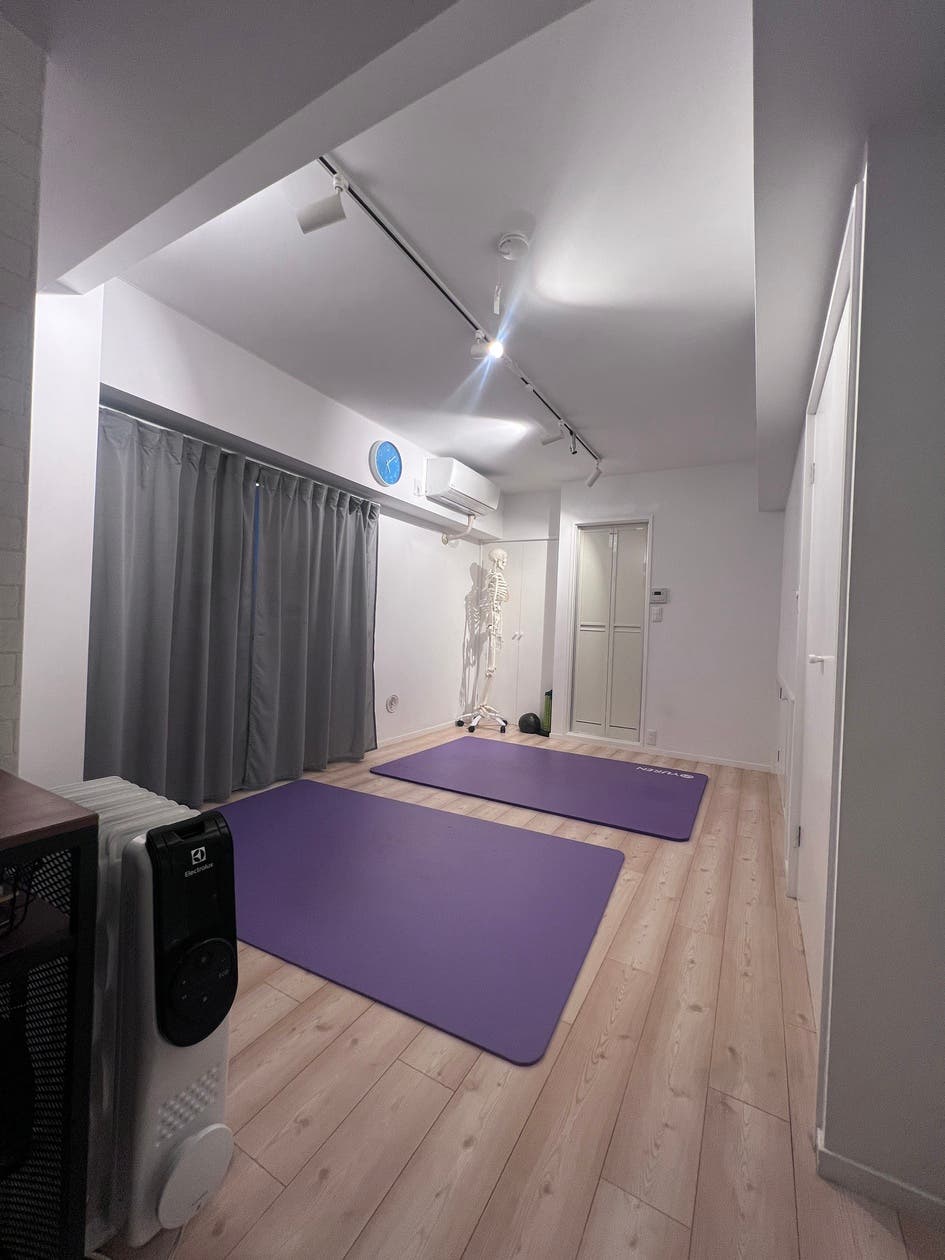 中目黒10分｜女性専用｜ピラティス・整体・撮影OK｜少人数プライベートスタジオの写真1
