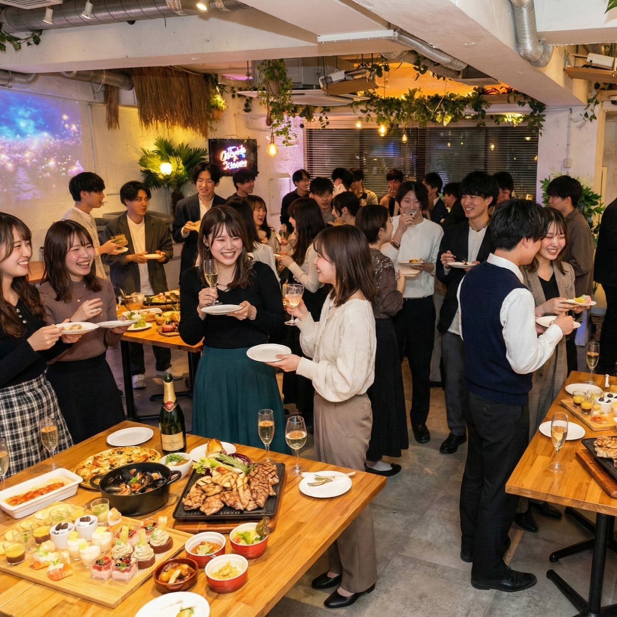 【渋谷駅１分】ラグジュアリー空間で貸切パーティー/グランピングBBQ /ケータリングパーティー/各種イベント/ゴミ回収ありの写真7