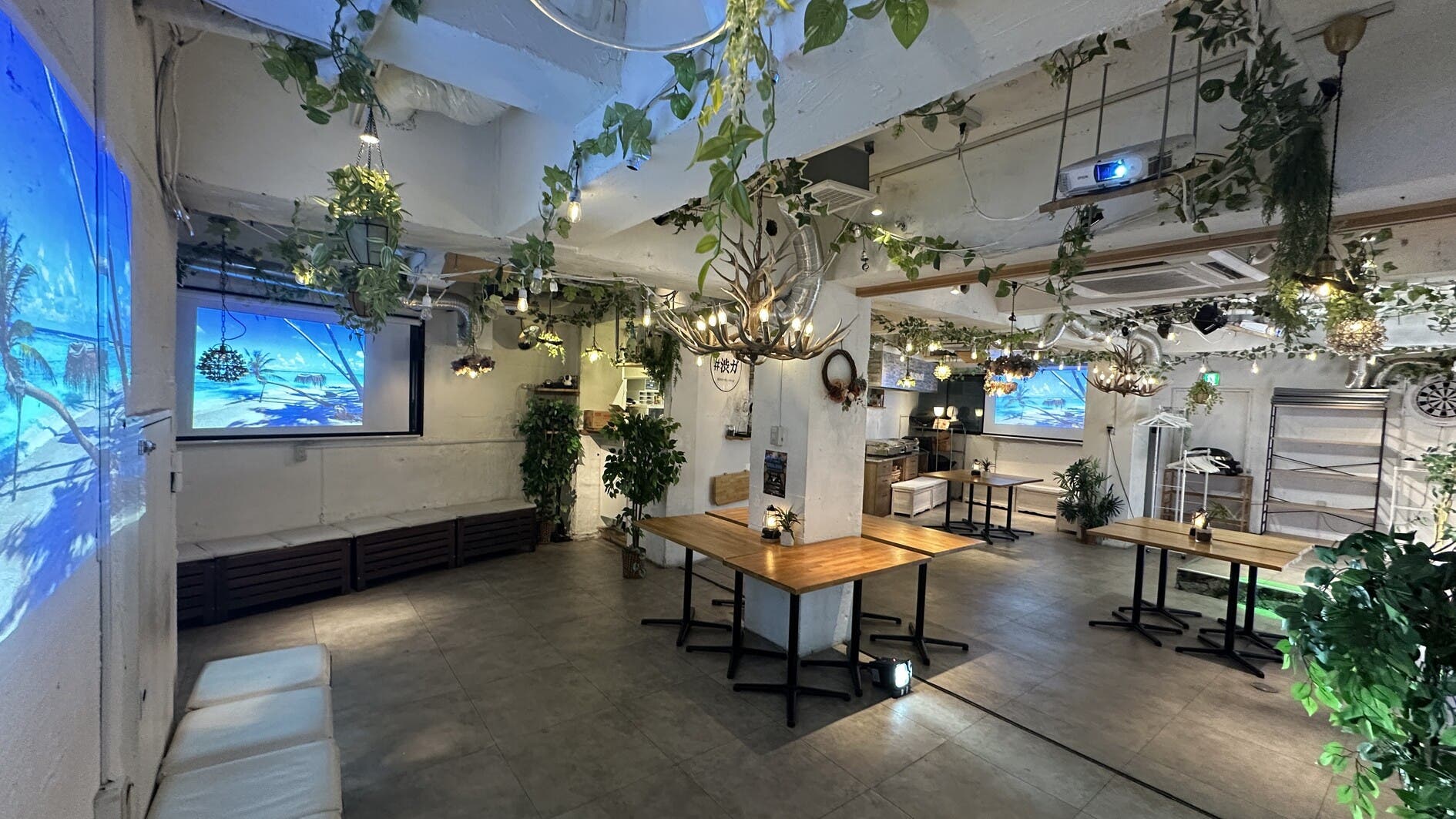 【渋谷駅１分】ビル最上階・多目的イベントスペース・BBQ・ケータリングパーティー/プロジェクター・ステージ・キッチン・ゴミ回収の写真2