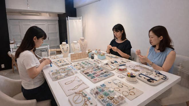 新宿駅至近⭐︎代々木駅からも!白基調の清潔なスペース⭐︎ワークショップにおすすめ⭐︎ジュエリー・手芸・メイク・フラワーなどの写真9