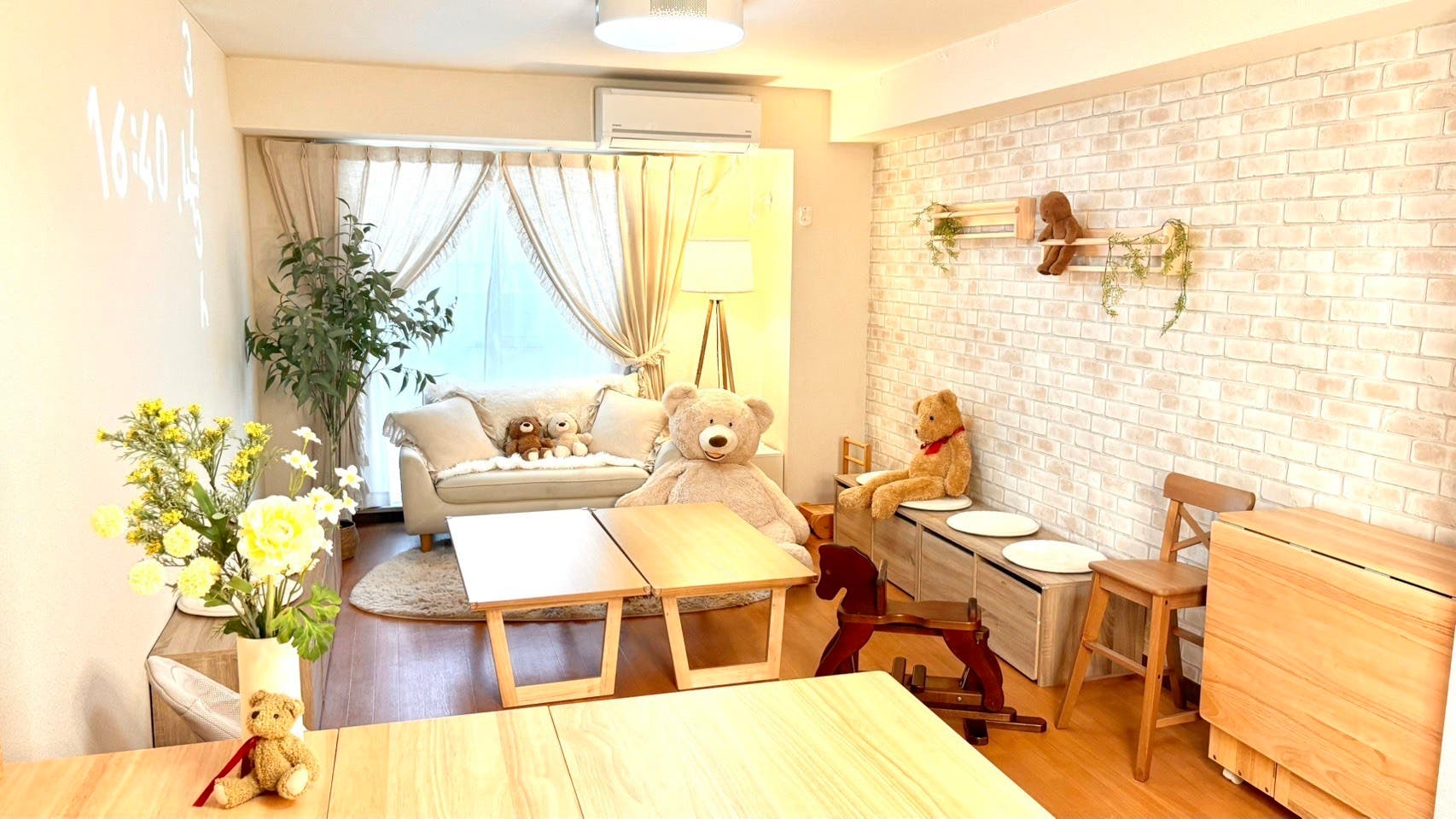 【推し活・女子会に🧸】映え写真が撮れるクマ部屋✨歓送迎会✨ママ会✨オフ会✨の写真1