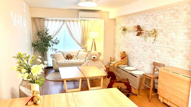 【推し活・女子会に🧸】映え写真が撮れるクマ部屋✨歓送迎会✨ママ会✨オフ会✨の写真1