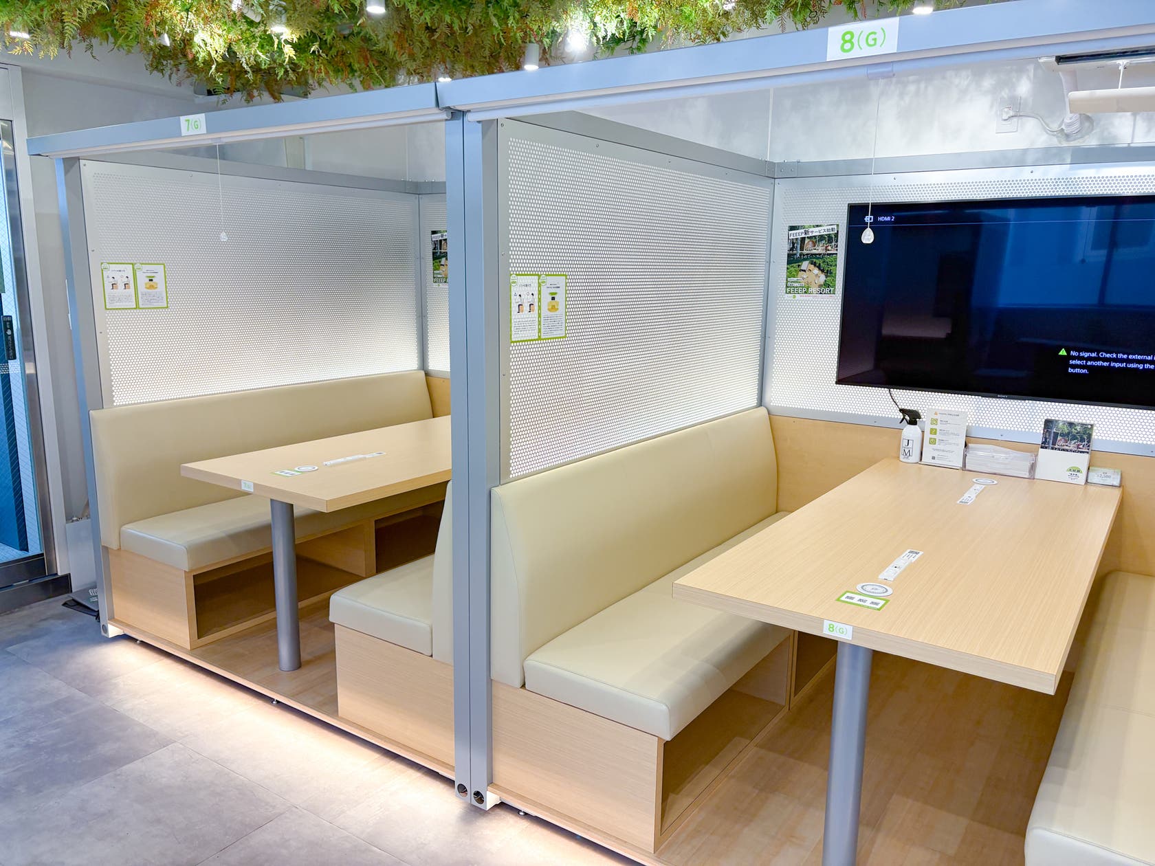 【秋葉原駅徒歩2分｜24時間営業｜6Gブース（2階）】最大6名／高速Wi-Fi／55型モニタ／会議・商談・面接・打合せ・作業等の写真12