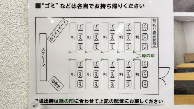 コスパ良✨岡山駅徒歩5分 / 最大36名 / 高速WIFI / プロジェクター 会議やセミナーに最適な会議室✨の写真16