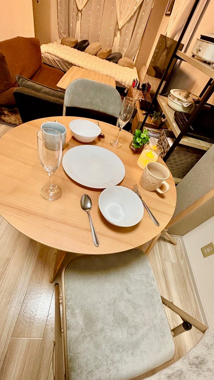 24H利用OK❣️淡路駅２分🔥55㌅GoogleTV・ドルビー音質♬ドデカマットレス🌟ダイニングテーブル🥪冬はこたつ◎の写真15