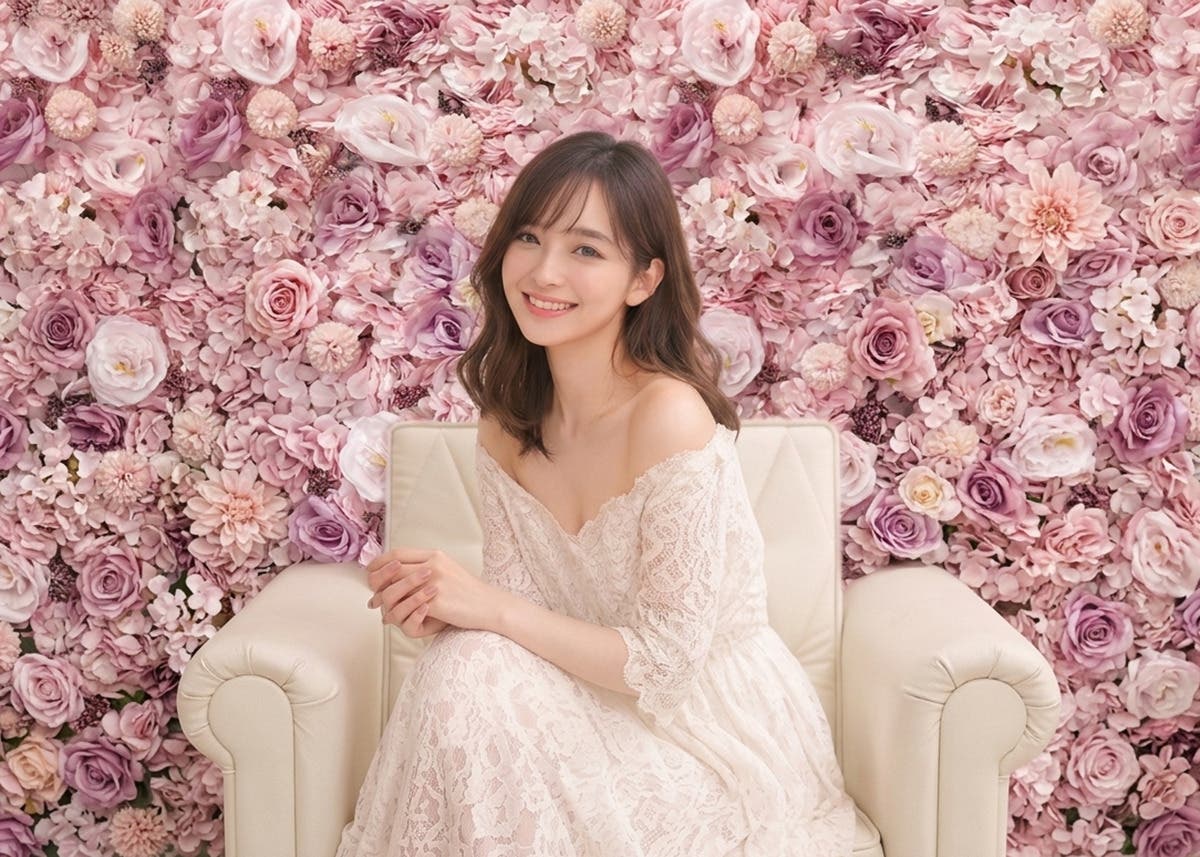 【渋谷・三軒茶屋エリア】駅2分｜自然光×白壁×薔薇壁｜背景7種類｜手ぶら撮影OK｜ポートレート・SNS・商品撮影に最適の写真3